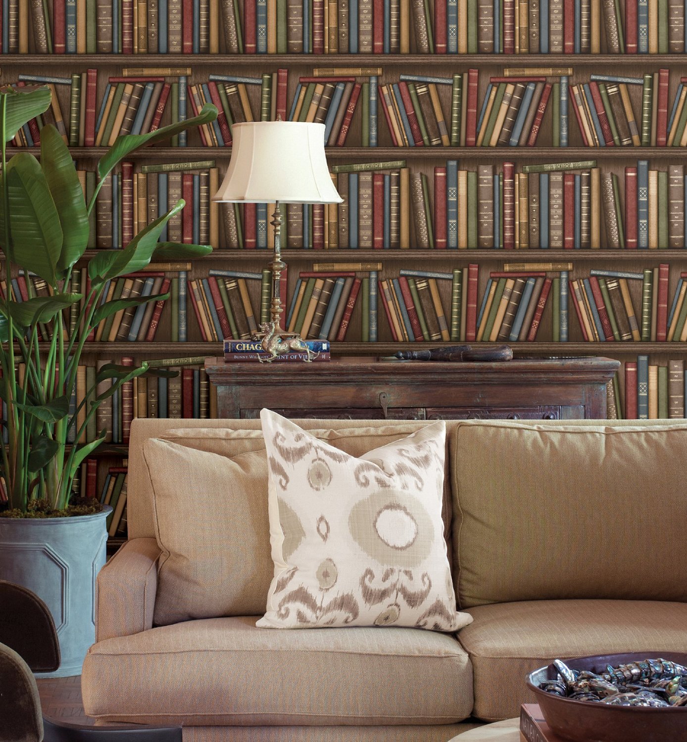 .amazon di BHF 2604-21229 Atheneum – Carta da parati, motivo libri ...