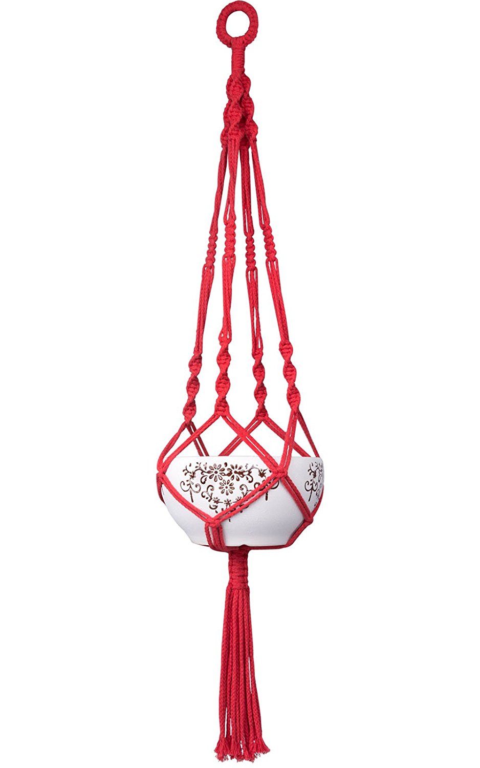 .amazon mkono 1pcs colorful macrame plant hanger – Architettura e ...