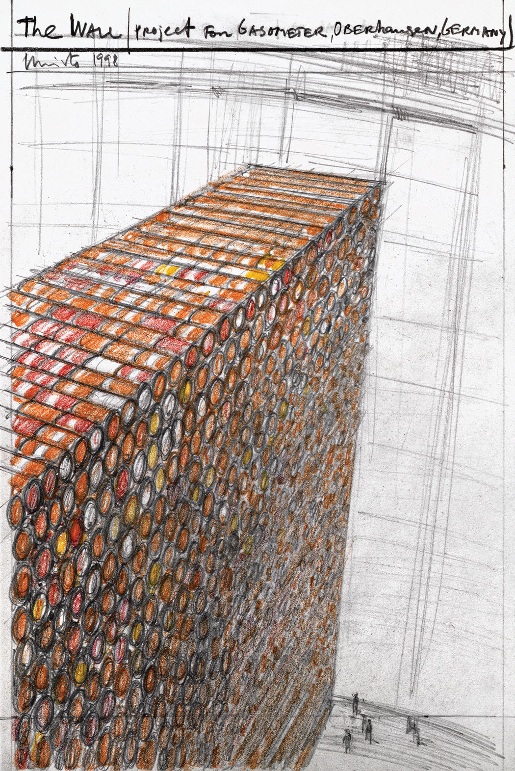 design the wall -project gasometer – oberthausen-germania drawing 1998 ...