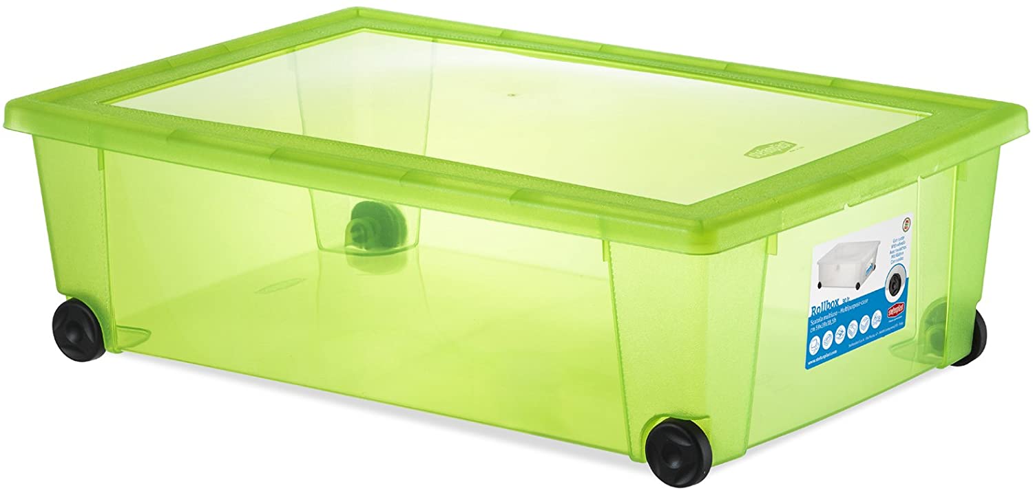 amazon-Stefanplast-Roll-Box-Contenitore-Multiuso-con-Ruote-Bianco ...
